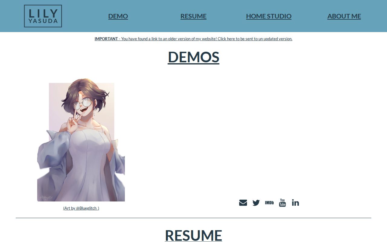 Lily Yasuda || Voice Actress (Outdated!)